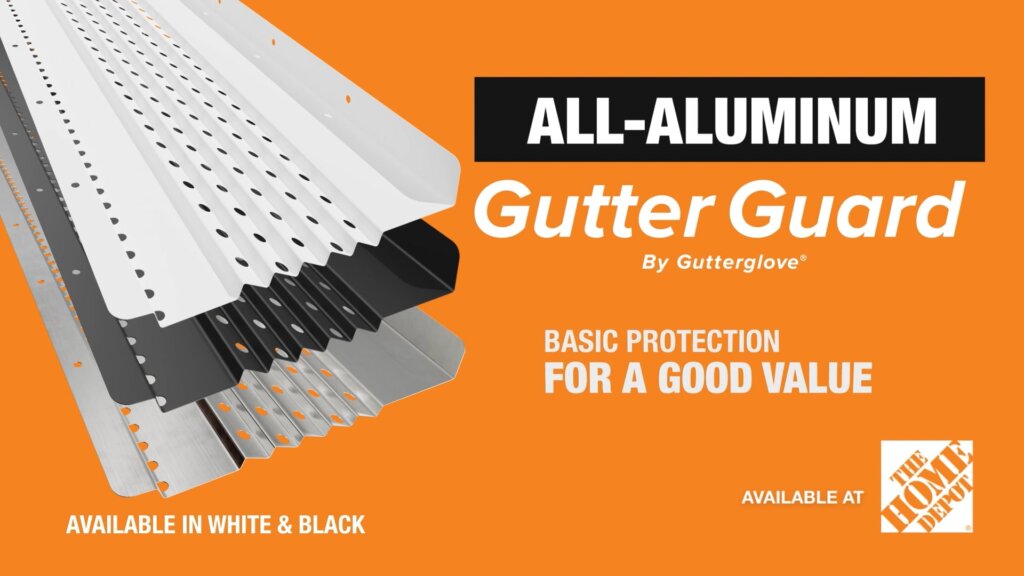 Gutter Guard by Gutterglove Aluminum | RiserStep at Home Depot